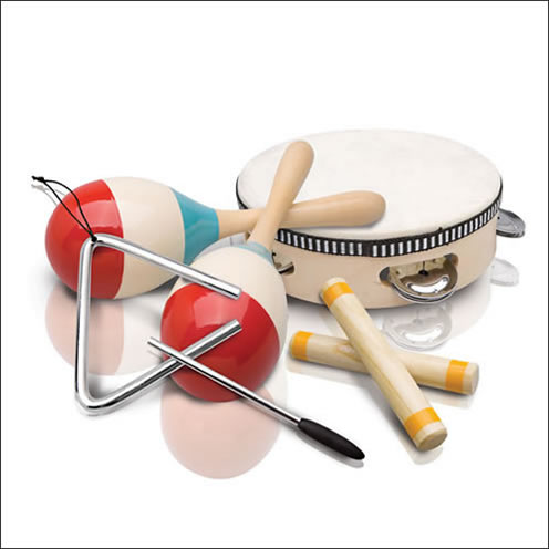 school percussion set